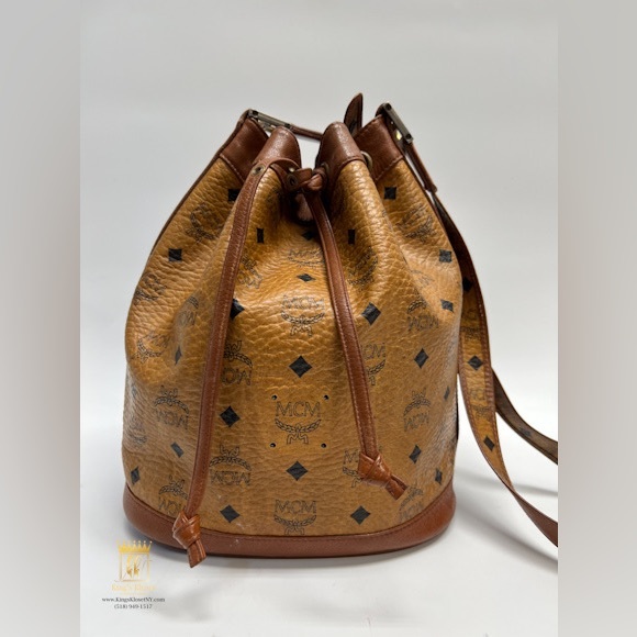 MCM | Bags | Mcm Cognac Bucket Bag | Poshmark